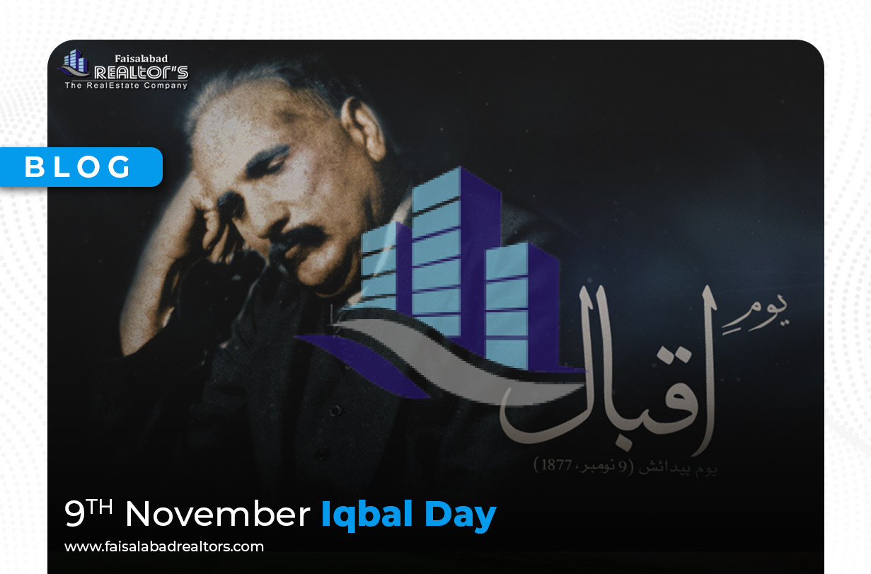 9th November Iqbal Day by Faisalabad Realtors